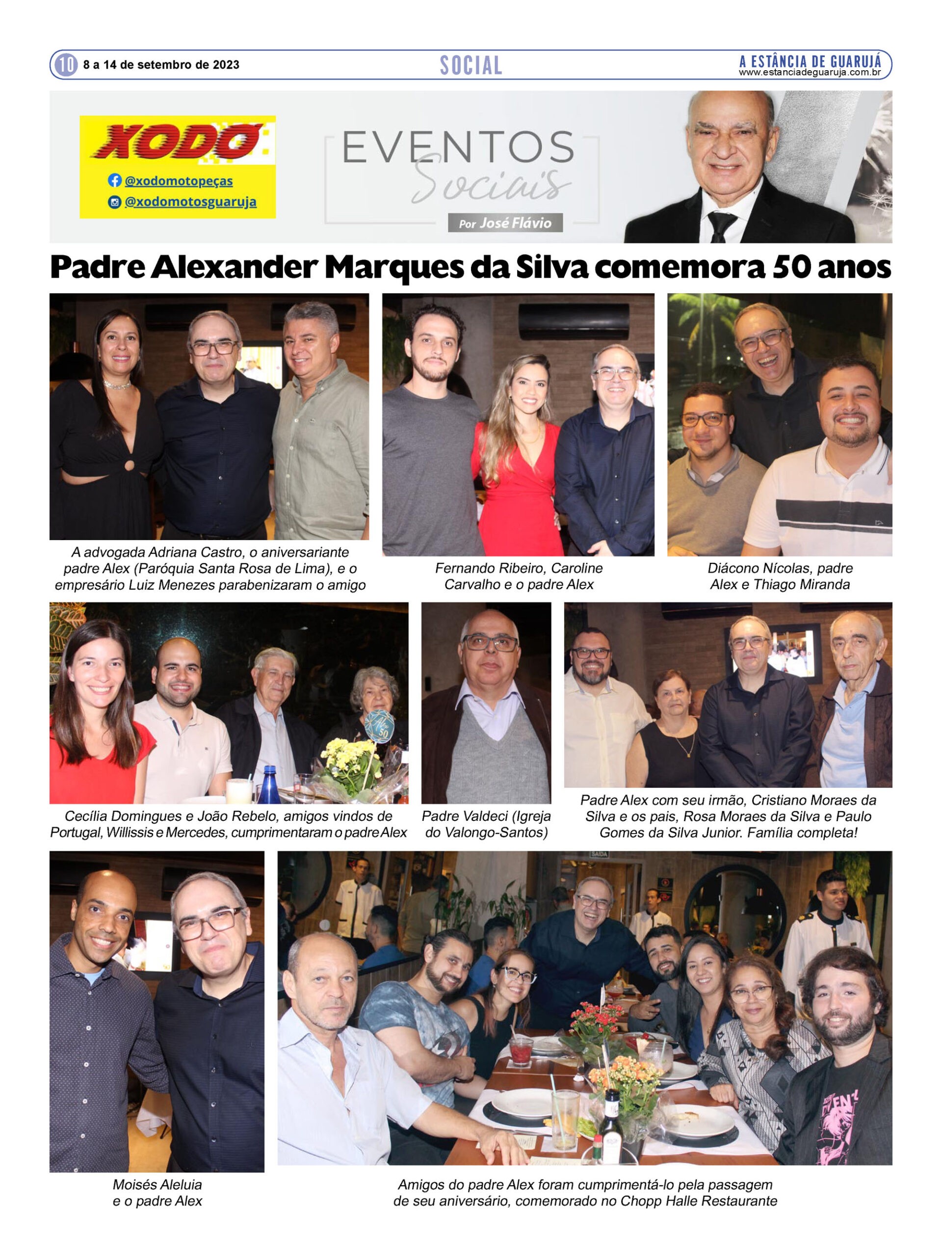 Padre Alexander Marques da Silva comemora 50 anos - Jornal A Estância ...